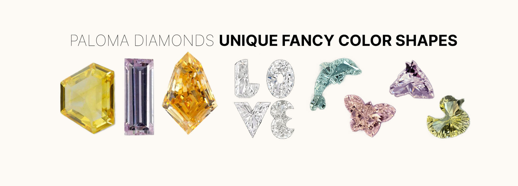 Paloma's Unique Shapes In Fancy Color Diamonds