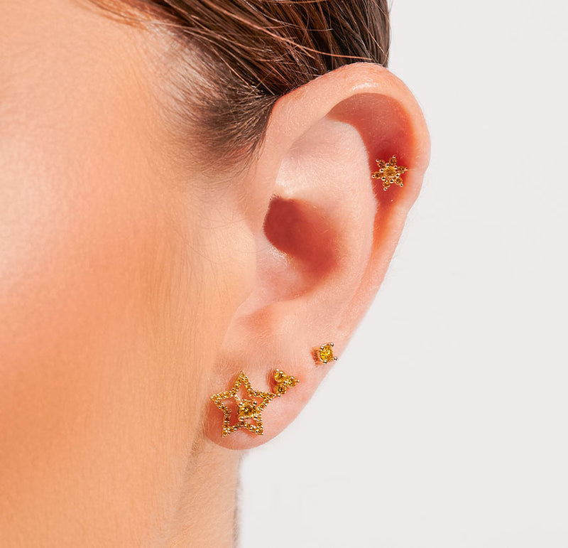 Yellow Diamond Star Stud Attachment