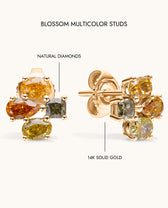 Blossom Multicolor Studs
